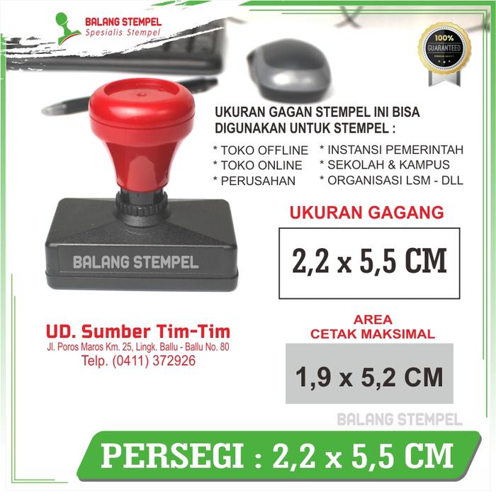 Jual Stempel Flash Warna Otomatis Custom Stampel Cap Toko Perusahaan ...