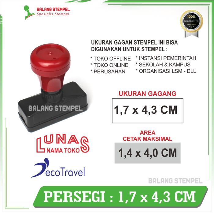 Jual Stempel Flash Warna Otomatis Custom Stampel Cap Toko Perusahaan ...