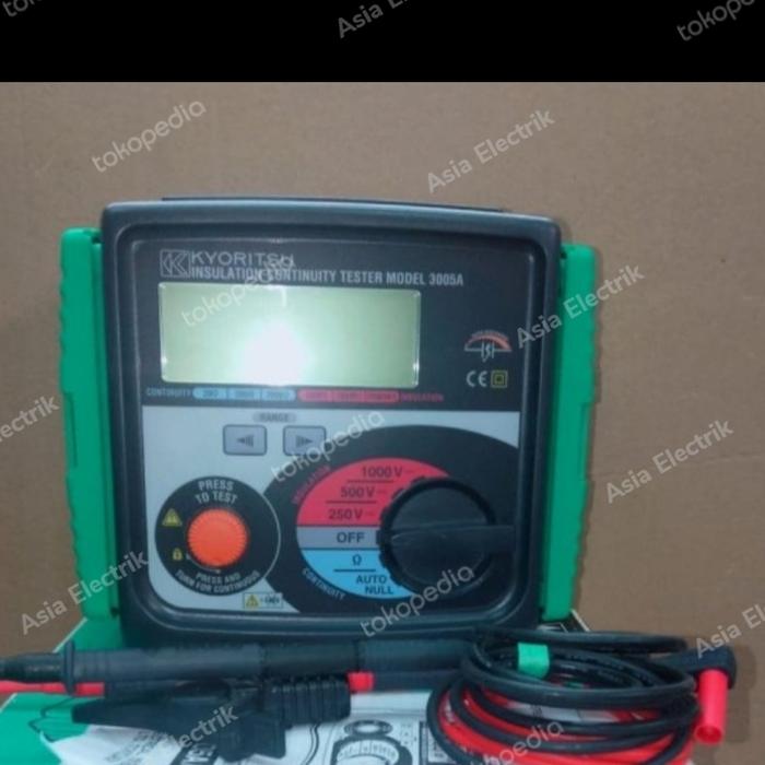 Jual MEGER KYORITSU 3005A INSULATION TESTER 3005 ORIGINAL - Jakarta ...