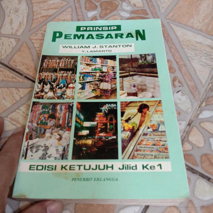 Jual PRINSIP PEMASARAN EDISI KETUJUH JILID KE 1.WILLIAM J.STANTON ...