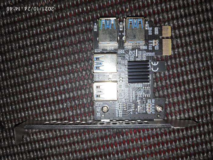 Jual OEM VGA PCIE Splitter PCIE x1 to 4 Port USB3.0 - Kota Tangerang ...