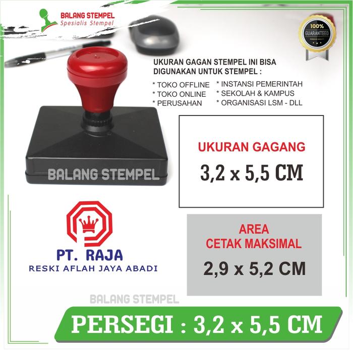 Jual Stempel Flash Warna Otomatis Custom Stampel Cap Toko Perusahaan ...