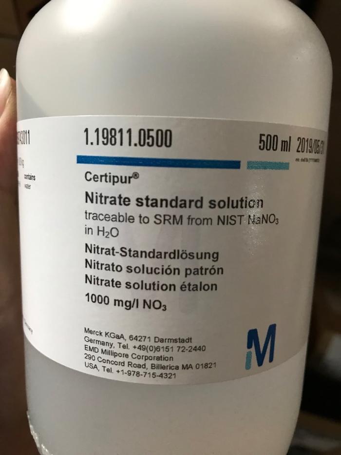Jual Larutan standar Nitrat, Nitrate (NO3) standard solution, Merck ...