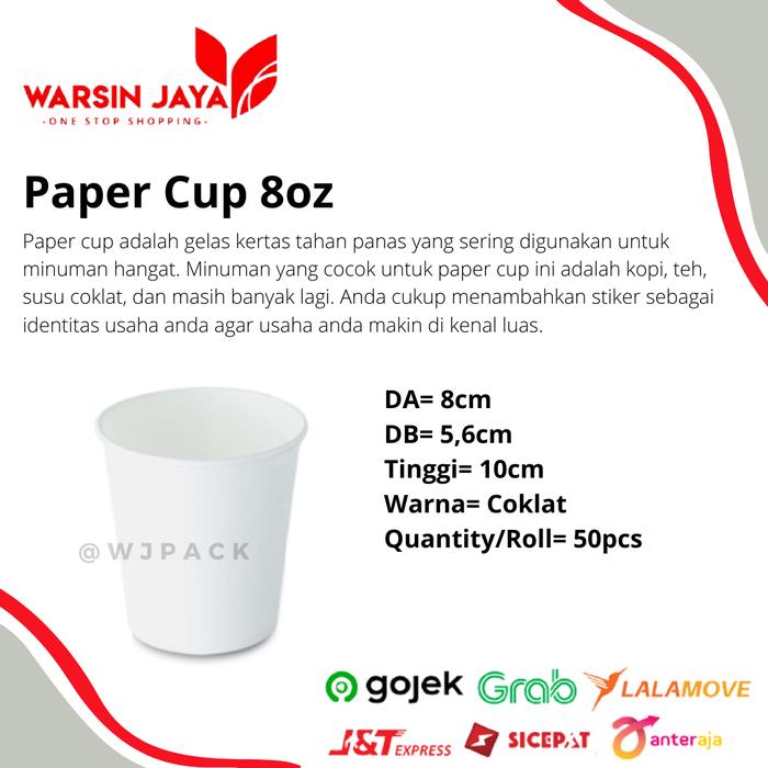 Jual PAPER CUP POLOS ISI 50PCS - 16oz - Jakarta Selatan - wjpack24 ...