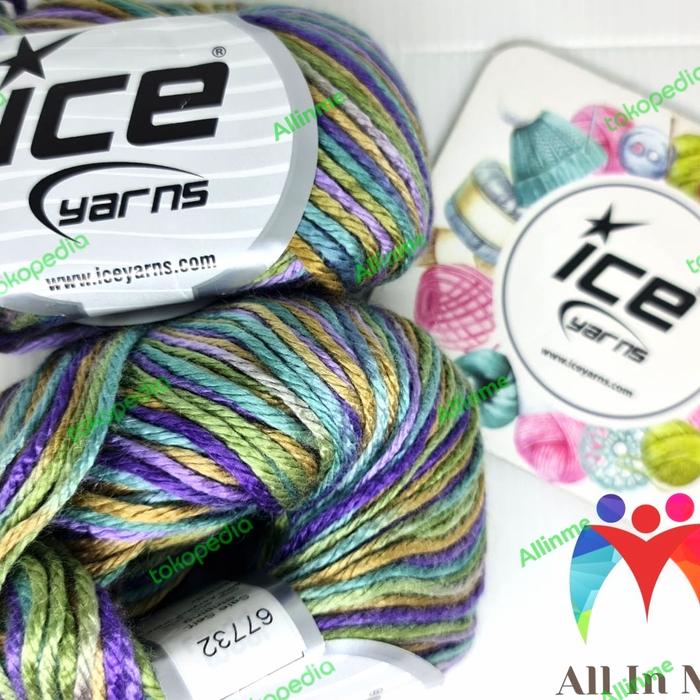 Jual Ice Yarn Benang Rajut Rainbow keren - Kota Surabaya - Allinme ...
