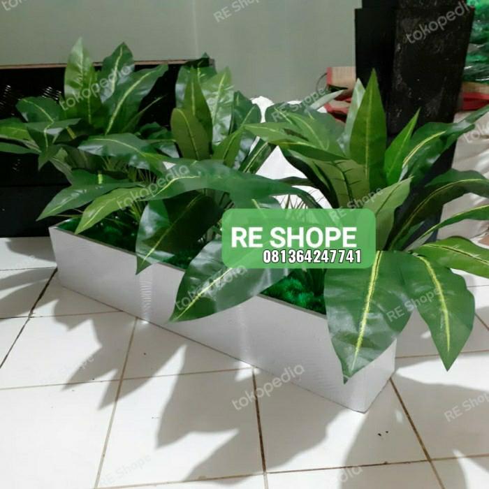 Jual bunga plastik bunga artificial/Partisi kadaka/bunga hias/pembatas ...