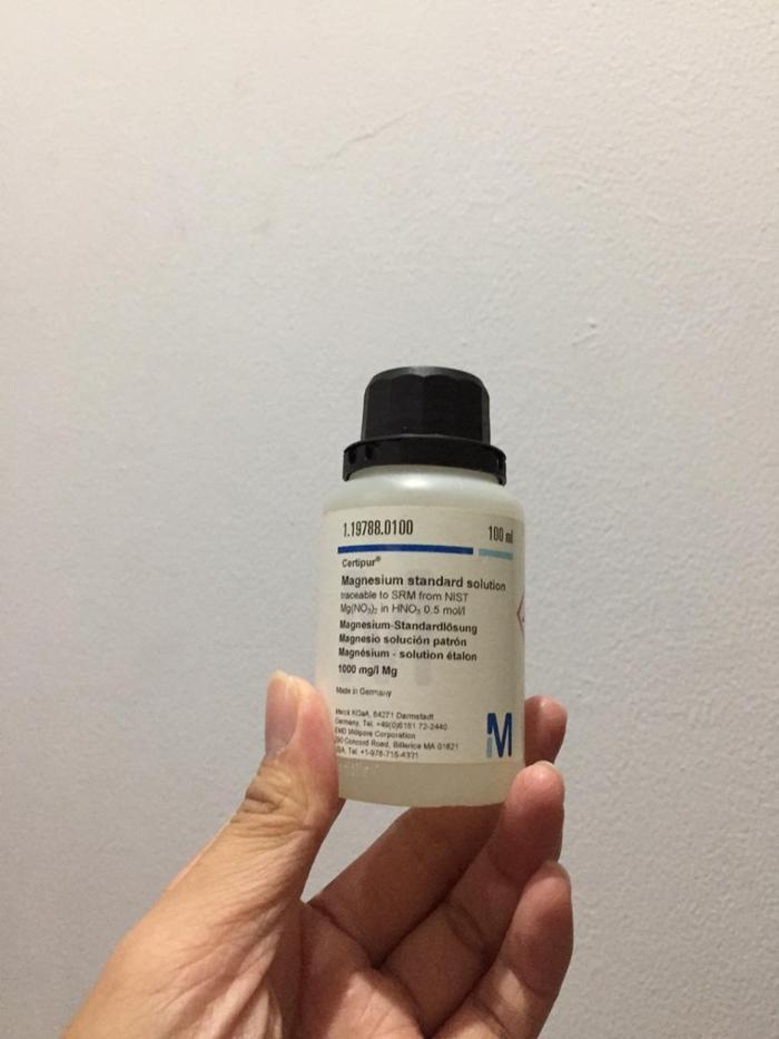 Jual Larutan standar, Magnesium (Mg) standard solution, Merck, 100 ml ...