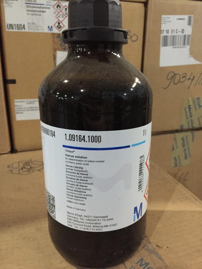 Jual Hanus Solution for determination of iodine number, Merck, 1 Liter ...