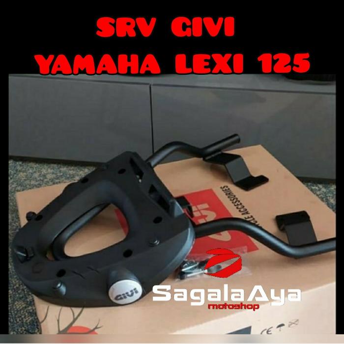 Jual Bracket Top box givi SRV Yamaha Lexi 125 baseplate M5M behel ...