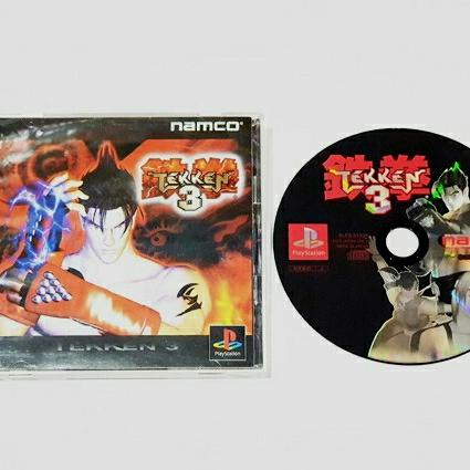 Jual Tekken 3 PS1 Black Disc Original Game NTSC-J Japanese ver (Rare ...