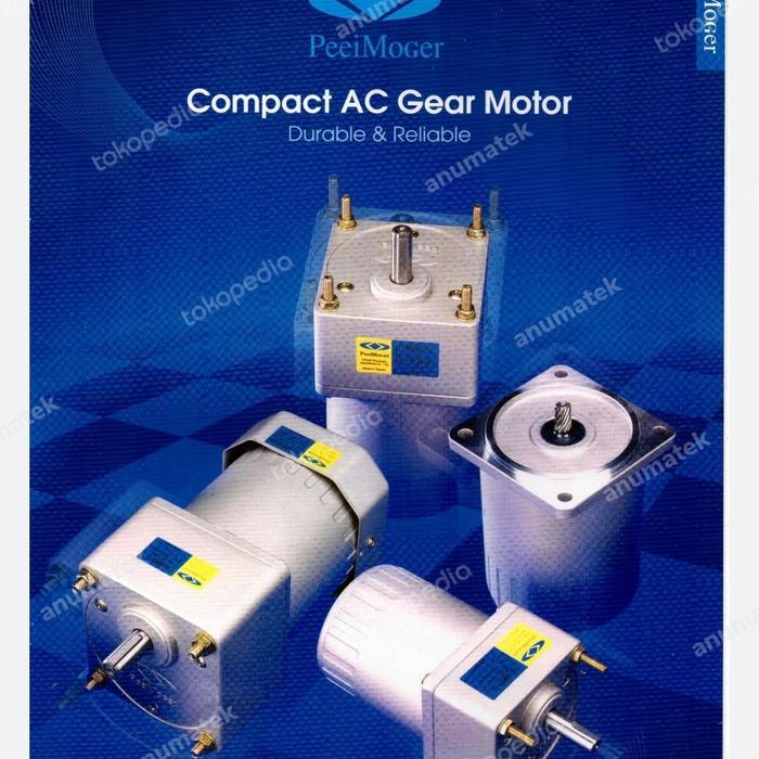 Jual Variable Speed Motor Peei Moger 90Watt Ratio 1 :36 +Speed Control ...