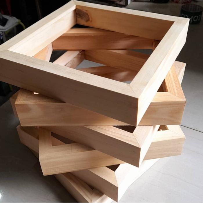 Jual bingkai kayu pinus frame - Kota Depok - PJM interior | Tokopedia