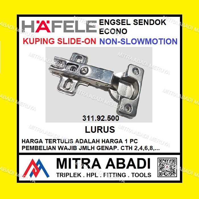 Jual Engsel Sendok HAFELE Metalla Econo 500 Lurus Slide On - Jakarta ...