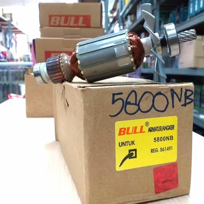 Jual ARMATURE BULL MESIN BELAH CIRCULAR SAW 7" MAKITA 5800NB ANGKER ...