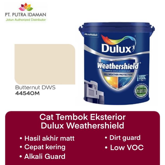 Jual DULUX WEATHERSHIELD EXTERIOR - Butternut DWS 2.5 Liter Galon ...