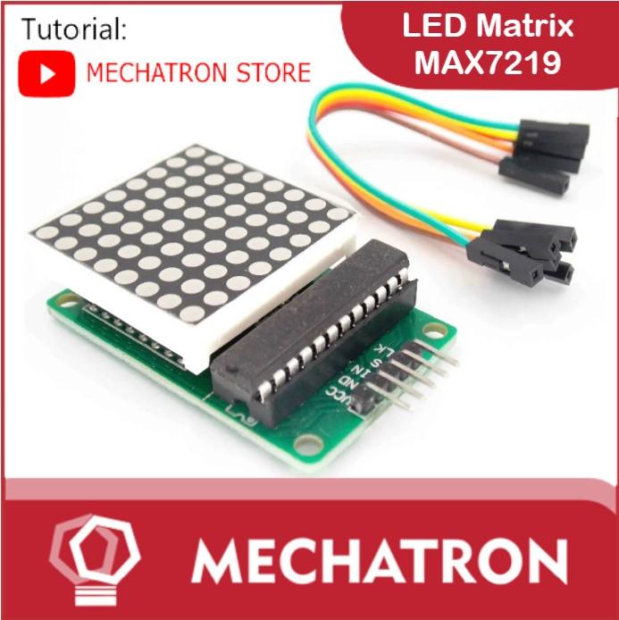 Jual Modul Led Matrix MAX7219 8x8 Dot Matrix Max 7219 8 x 8 Module ...