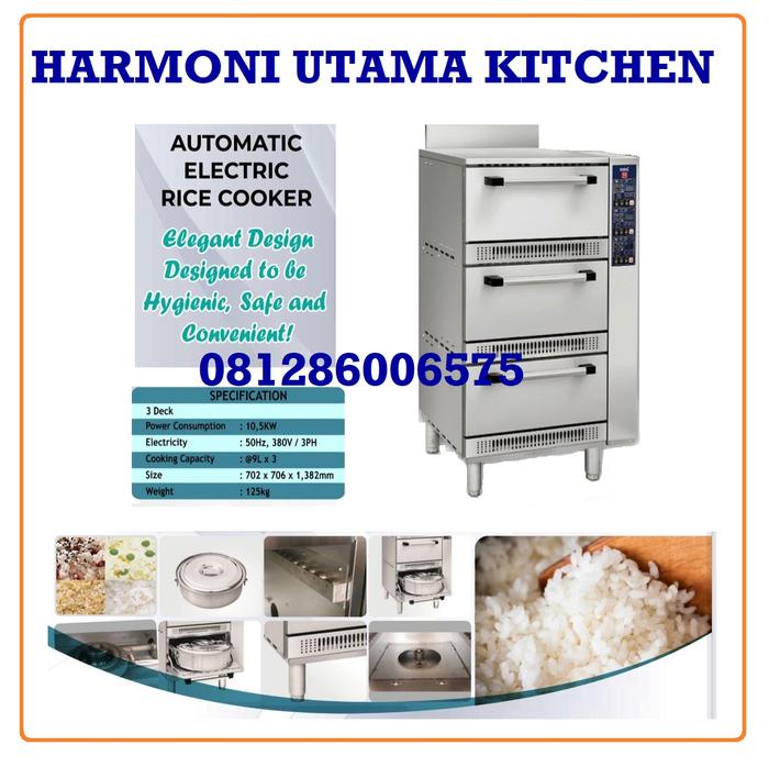 Jual AUTOMATIC ELECTRIC RICE COOKER 3 DECK - Kota Bekasi - Harmoni ...
