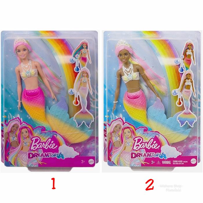 Promo Boneka Barbie Mattel Dreamtopia Color Change Mermaid Putri Duyung ...