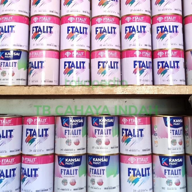 Jual Cat Minyak/besi FTALIT @1Kg , banyak varian warna Gloss/ mengkilap ...