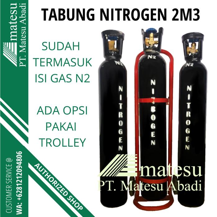 Jual TABUNG NITROGEN N2 2M3 SEAMLESS ANZON - TABUNG - Jakarta Utara ...