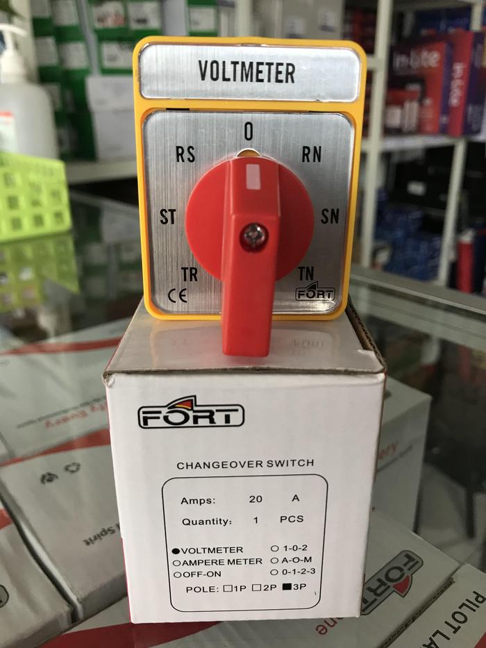 Jual Selector / Rotary Switch FORT SFT20 SA16-7 (voltmeter) - Kab ...