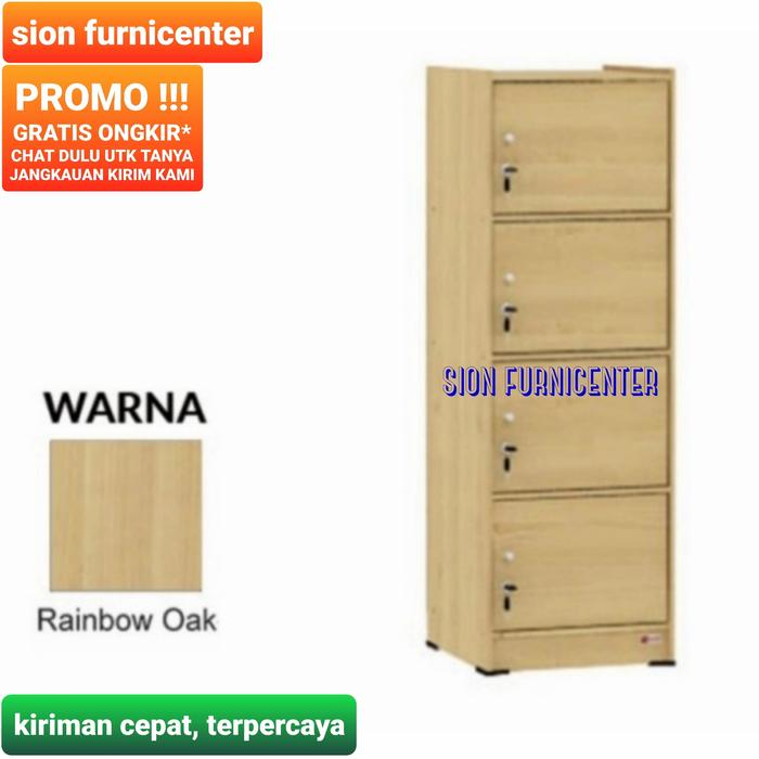 Jual Lemari loker 4 susun / lemari kayu 4 susun / lemari baju 4 susun ...