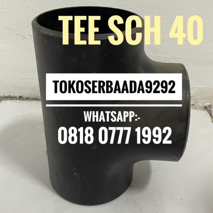 Jual Tee SCH 40 4"inch ; Tee Besi Cs 4" inch DN 100 A234 WPB - Jakarta ...