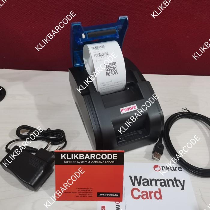Jual PRINTER KASIR/PPOB THERMAL 58MM IWARE C58BT ANDROID (USB+BLUETOOTH) - Kota Semarang ...