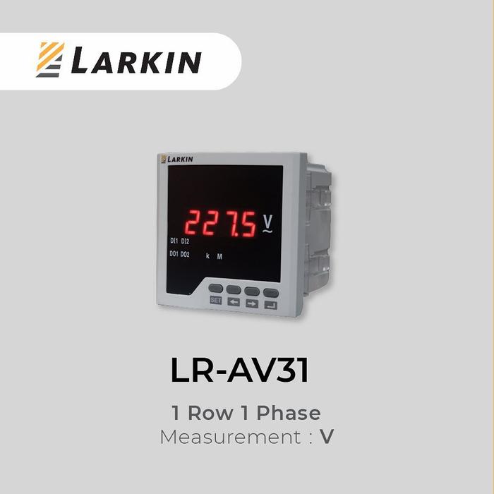Jual Voltmeter Digital 1 Phase 1Row Larkin type LR - AV31 - Jakarta ...