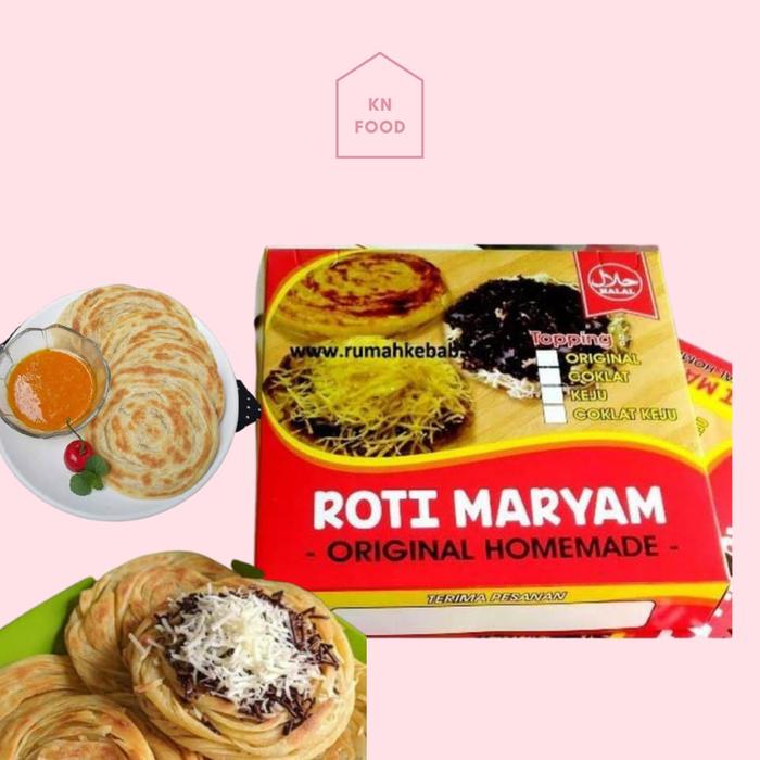 Jual dus kemasan packaging roti maryam roti canai cane per 1 pcs ...