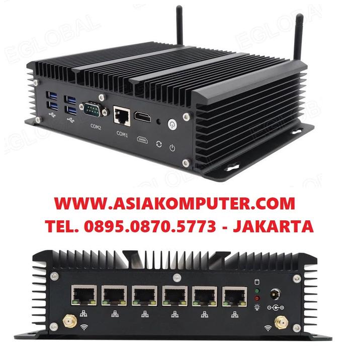 Jual Industrial Mini PC 6 lan i3 PFSENSE Sophos Firewall UTM Router ...