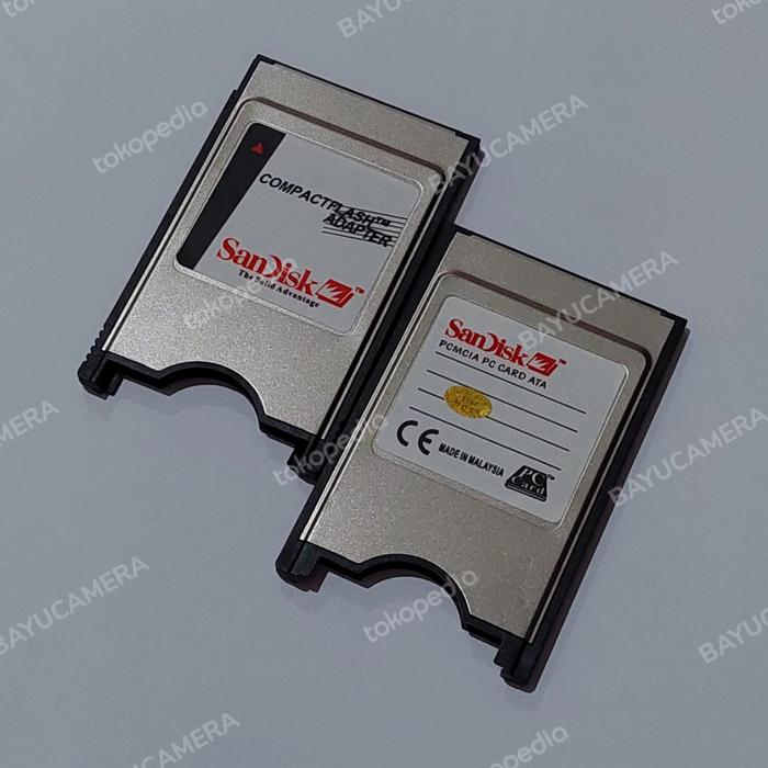 Jual Adapter CF Card to PCMCIA Sandisk Adapter Compact Flash to CNC ...
