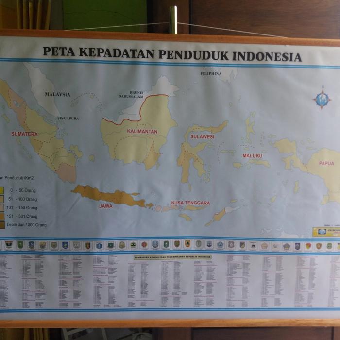 Jual Peta Kepadatan Penduduk - Kota Surabaya - CV.MAS SURYA SURABAYA ...