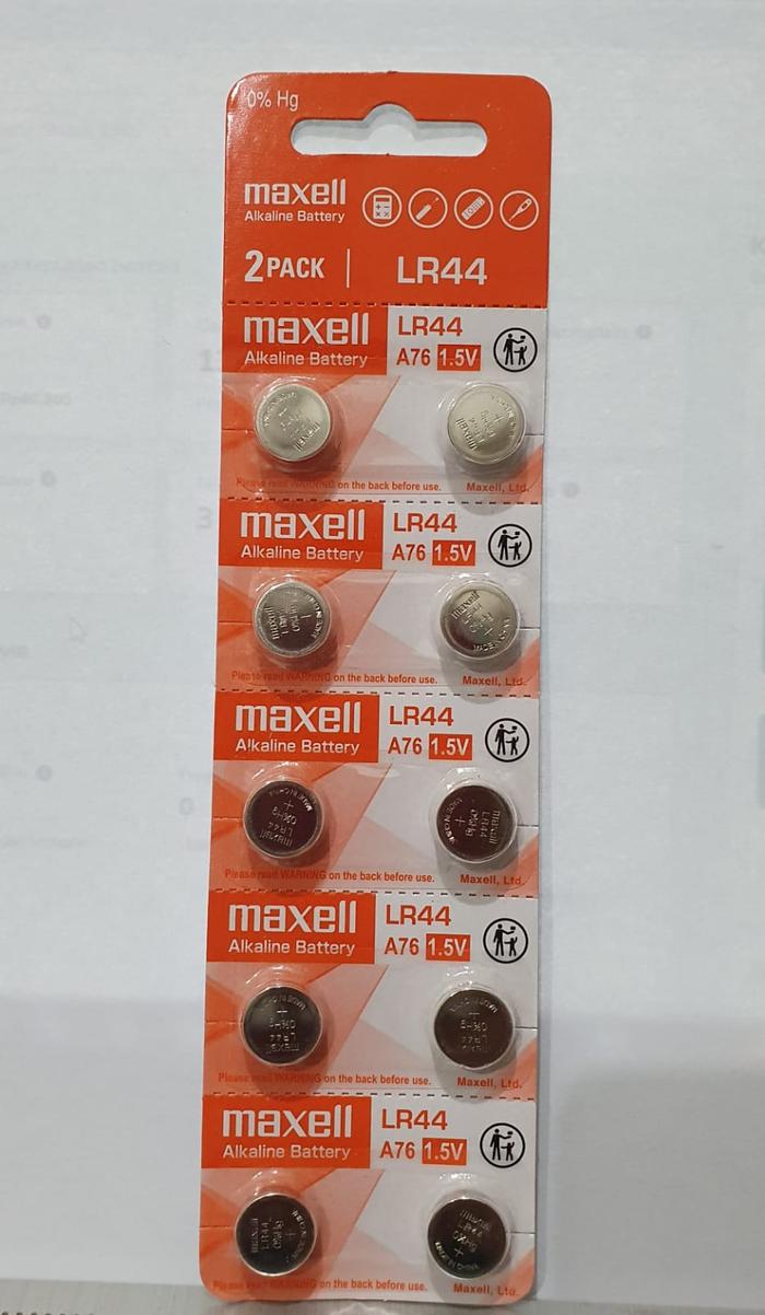 Jual Maxell Baterai LR44 - Battery LR44 1.5V - Jakarta Barat - jayandjo | Tokopedia
