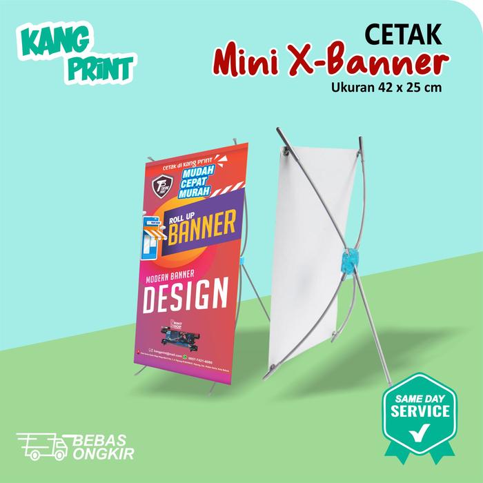 Jual Cetak x banner Mini - Kota Bekasi - Kang Print | Tokopedia
