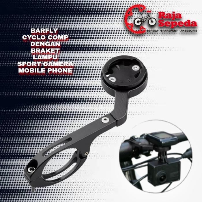 Jual BARFLY BRACKET MOUNT CYCLOCOMP SPEEDOMETER SEPEDA WITH ADAPTOR ...