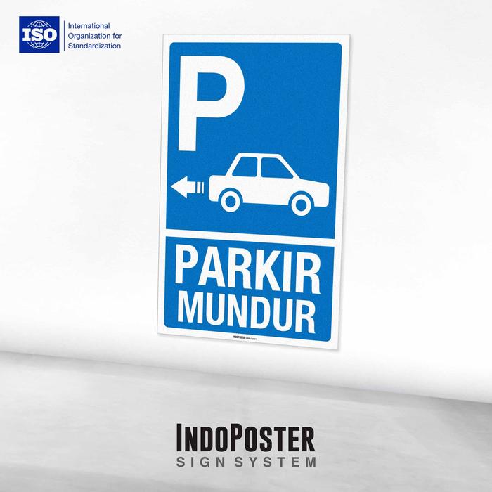 Jual Stiker safety sign rambu parkir mundur - S - Kab. Bandung ...