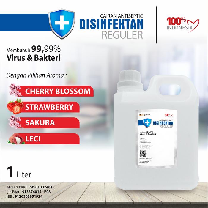 Jual Desinfektan Reguler Macam Variasi Aroma Segar 1 Liter Kemasan ...