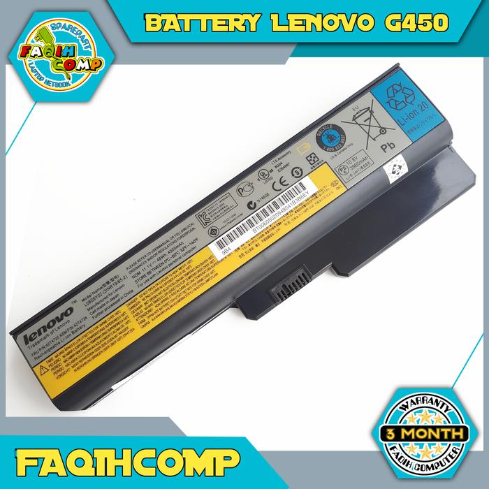 Jual Baterai Battery Batre Original Laptop Lenovo 3000 G450 G430 B460 ...