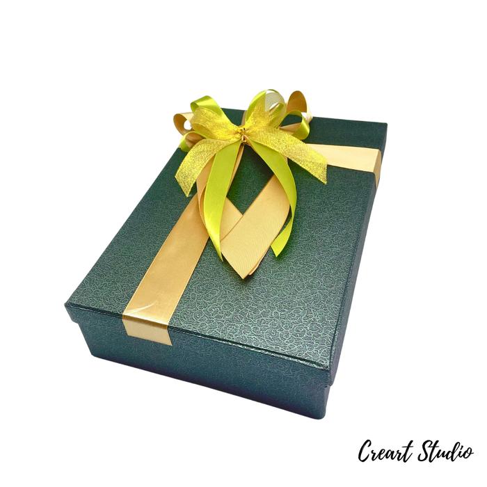 Jual Kotak Kado Gift Box 30x20 cm Tinggi 10 cm - Hitam - Hitam ...