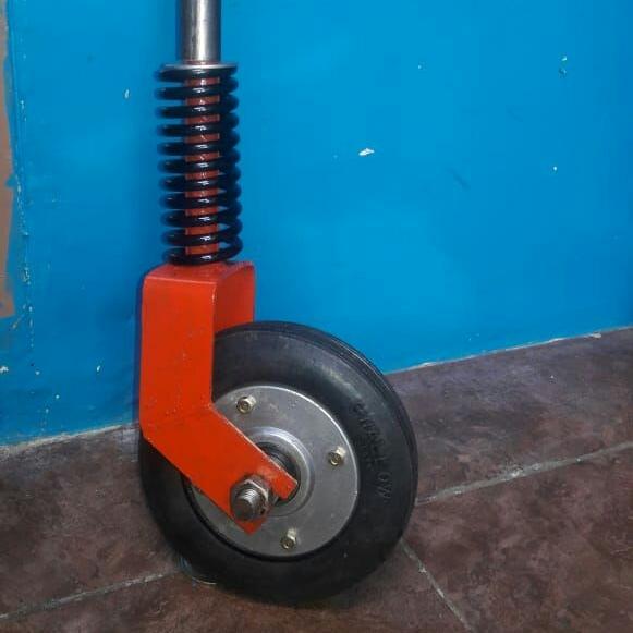 Jual Roda Gletrek Gerobak dorong Ukuran besar Roda ban mati 8 inch ...