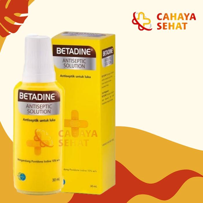 Jual BETADINE SOLUTION BOTOL 30 ML - Kota Surabaya - CAHAYA SEHAT 1 ...