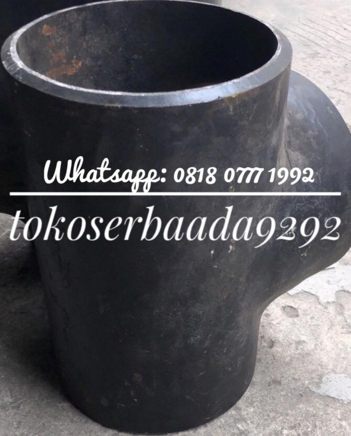 Jual Reducer Tee / Vlok Tee SCH 40 5 x 4" inch ; A234 WPB (Besi) SCH 40 ...
