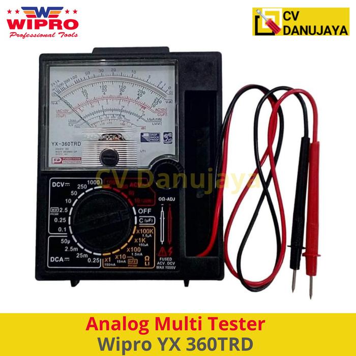 Jual Analog Multi Tester Avometer Avo Meter Multitester Wipro YX 360TRD ...