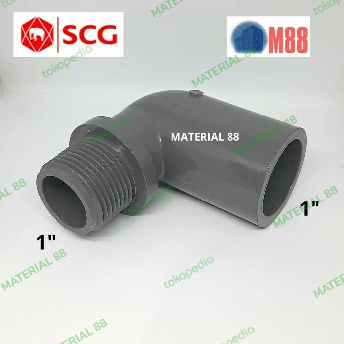 Jual SCG Keni Drat Luar 1 inch AW Male Elbow Knee Knie PVC L 90 - Kab. Bogor - MATERIAL 88 ...