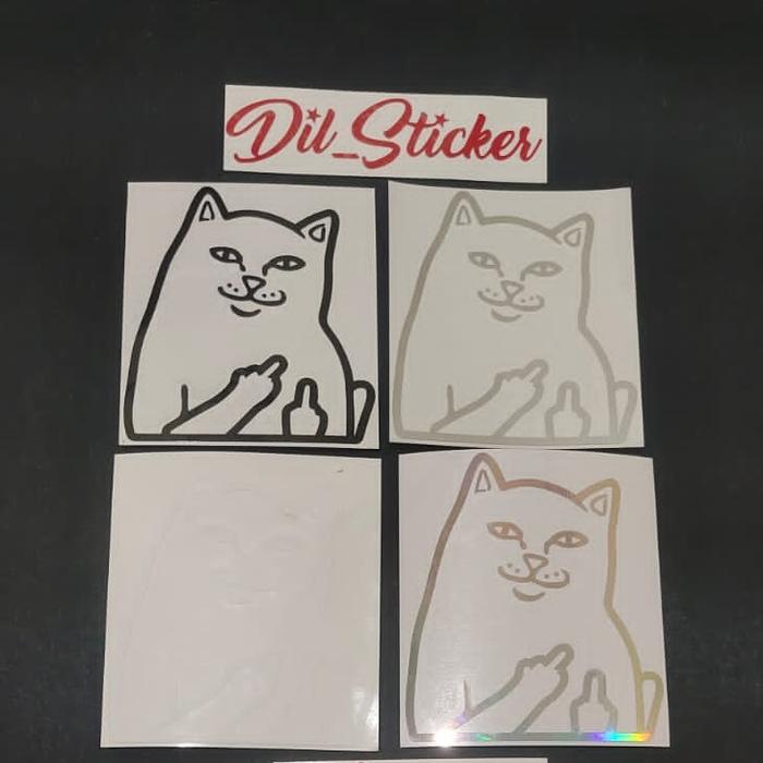 Jual STICKER ANIMASI KUCING CUTTING - Gold - Jakarta Timur - ARP ...
