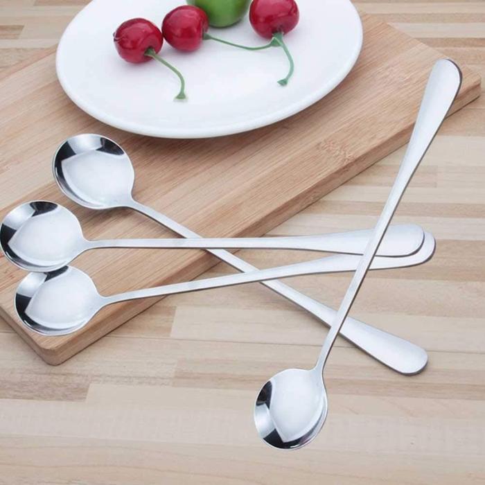 Jual Sendok Pengaduk Minuman Dessert Gagang Panjang Stainless Steel HW7 ...