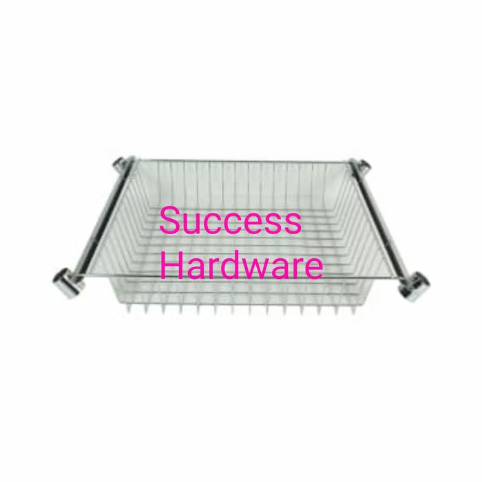 Jual KRISBOW KERANJANG TARIK RAK KAWAT-SILVER WIRE PULL-OUT BASKET ...