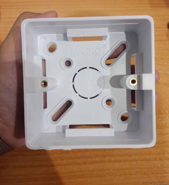 Jual MASKO Inbowdus IB/ OB/ Inbodus/ Inbow Dus/ Kotak Saklar Segi Putih ...