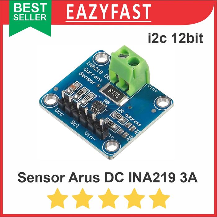 Jual INA219 Current Sensor Arus DC 26V 3A i2c 12bit ADC - Kab. Bandung ...